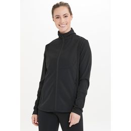 Endurance Damen Laufjacke "Medear", schwarz, Gr. 44, unifarben, 87% Polyester, 13% Elasthan, Jacken, aus winddichtem Material
