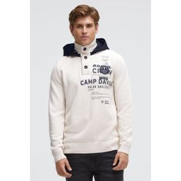 CAMP DAVID Herren Kapuzenpulloverkitt, Gr. XXXL, bedruckt, Strick, Material: 100% Baumwolle, Pullover, aus Baumwolle
