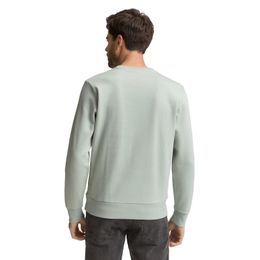Tom Tailor Herren Sweatshirt, gr&uuml;n, Gr. XXXL, unifarben, Sweatware, Obermaterial: 70% Baumwolle, 30% Polyester, Sweatshirts, mit Logo Stickerei