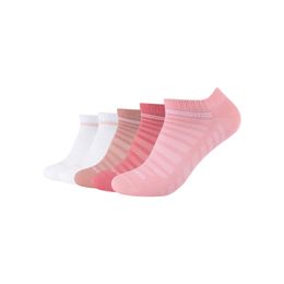 Camano Herren Sneakersocken "mesh ventilation", Gr. 39almond blossom, Baumwollmischung, unifarben mit Farbeinsatz, Socken, Mesh-Bel&uuml;ftung: Perfektes
