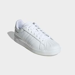 Herren Sneaker "STREETTALK", adidas Sportswear, Gr. 45, wei&szlig;, Synthetik, Schuhe, inspiriert vom Design des adidas Superstar