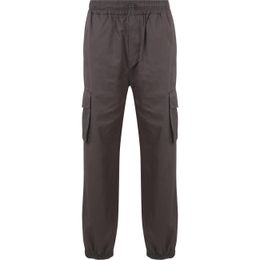 DEF Herren Cargohose "DEF DEF Jumpa Cargopants"anthrazit, Gr. S, unifarben, 100% Polyester, Hosen