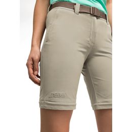 Maier Sports Damen Funktionshose "Nata 2", braun, Gr. 23, 90% Polyamid, 10% Elasthan, Hosen, Damen Wanderhose, zipp-off Outdoor-Hose, 3 Taschen,
