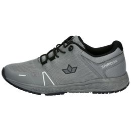 Lico Herren Sneaker "Freizeitschuh Basildon", Gr. 43, grau, Synthetik, Schuhe