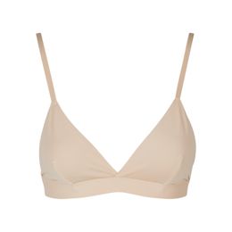 Sport-BH Urban Classics "Urban Classics Ladies Basic unpadded Bra 2-Pack", Damen, Gr. XL, Cup 0, nude, nude, 90% Nylon, 10% Elasthan, BHs Sport-BH