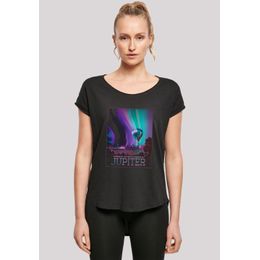 F4NT4STIC Damen T-Shirt "NASA Auroras Of Jupiter Interplanetary", schwarz, Gr. XXL, Obermaterial: 100% Baumwolle, Shirts, Premium Qualit&auml;t