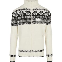 Brandit Herren Cardigan "Brandit Herren Cardigan Norweger", schwarz-wei&szlig;, Gr. XXL, mehrfarbig, 100% Polyacryl, Strickjacken