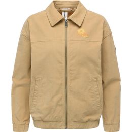 Outdoorjacke Ragwear "Melvene Cordy", Gr. M (38), sand, Cord, Obermaterial: 98% Baumwolle, 2% Elasthan. Innenfutter: 65% Polyester, 35% Baumwolle, l&auml;ssig geschnitten h&uuml;ftlang, ohne Ausschnitt, &Auml;rmel ohne &Auml;rmelschlitz B&uuml;ndchen mit innenliegendem Gummizug, Jacken Outdoorjacke, L&auml;ssige Kordjacke mit Hemdkragen