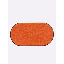 Fu&szlig;matte Salonloewe, B:40cm H:7mm L:75cm, orange, Kunstfaser, Polyamid, Flur, Teppiche