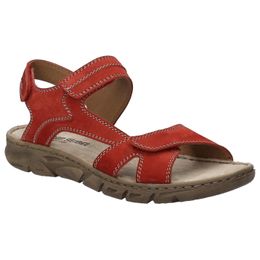 Josef Seibel Damen Sandale "Brenda 03", Gr. 38, rot, Leder, Schuhe, mit Lederinnenausstattung