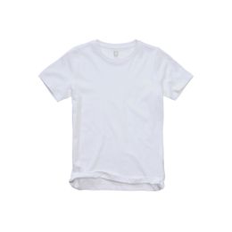 Brandit M&auml;dchen Kurzarmshirt "Brandit Unisex Kids T-Shirt"wei&szlig;, Gr. 134, gemustert, 100% Baumwolle, Shirts