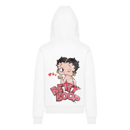 F4NT4STIC Herren Kapuzenpullover "Betty Boop Faded Graphic", wei&szlig;, Gr. M, Obermaterial: 65% Baumwolle, 35% Polyester, Pullover, Official Merch