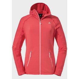 Sch&ouml;ffel SCH&Ouml;FFEL Damen Fleecejacke "Fleece Hoody Monte Sart L", rot, Gr. 42, Oberstoff : 91% Polyester 9% Elasthan, Jacken