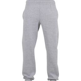 Urban Classics Herren Jogginghose "Urban Classics Basic Essential Sweatpants", grau, Gr. XXXL, unifarben, 50% Baumwolle, 50% Polyester, Hosen