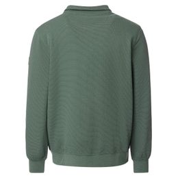 Casamoda Herren Sweatjacke "Casamoda Sweatjacke uni", gr&uuml;n, Gr. M, 90% Baumwolle, 10% Polyester, Sweatjacken