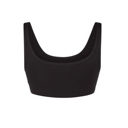 like it! LIKE IT Damen Bustier, L, N-Gr, schwarz, Obermaterial: 48% Baumwolle, 48% Modal, 4% Elasthan, BHs, atmungsaktiv, bequem, basic, pflegeleicht,