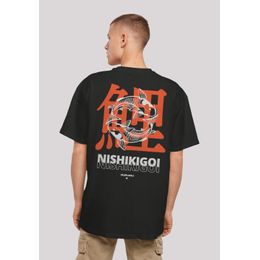 F4NT4STIC Damen T-Shirt "Nishikigoi Koi Japan Grafik", schwarz, Gr. XXL, Obermaterial: 100% Baumwolle, Shirts, Print