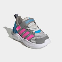 Damen Sneaker "LIGHTORAMA RUNNER INFANTS", adidas Sportswear, Gr. 23grau one, lucid pink, lucid aquamarine, Synthetik, Textil, Schuhe, f&uuml;r Kinder,