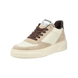 Steve Madden Herren Sneaker "Steve Madden Sneaker Leder/Textil", Gr. 40, beige, Leder, Textil, Schuhe