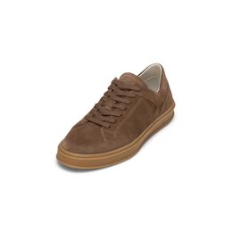 Marc O'Polo MARC O'POLO Herren Sneaker "aus edlem Velours-Rindleder", Gr. 46schwarz taupe, Obermaterial: 100% Leder, unifarben, Schuhe