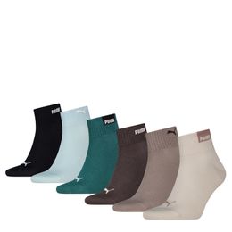 Kurzsocken Puma, Damen, Gr. 35-38, gr&uuml;n, neutral, Baumwollmischung, elastisch, Socken