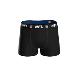 NFL Herren Boxershorts "Boxershort NFL SHIELD 3pk Boxers 3er Pack", Gr. L, bunt, Obermaterial: 95% Baumwolle CO. 5% Elasthan EL., Unterhosen