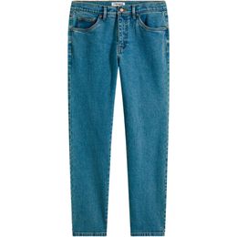 bonprix Herren Gerade Jeans "Classic Fit Stretch-Jeans, Straight", blau, Gr. 60, unifarben, Denim/Jeans, Obermaterial: 99% Baumwolle, 1% Elasthan,