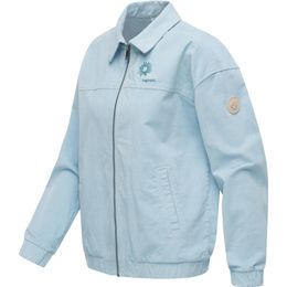 Ragwear Damen Outdoorjacke "Melvene Cordy", blau, Gr. XXL, Cord, Obermaterial: 98% Baumwolle, 2% Elasthan. Innenfutter: 65% Polyester, 35% Baumwolle,