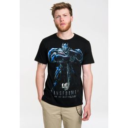 logoshirt Herren T-Shirt "&Auml;ra des Untergangs - Age of Extinction", schwarz, Gr. L, bedruckt, 100% Baumwolle, Shirts, mit coolem Frontdruck