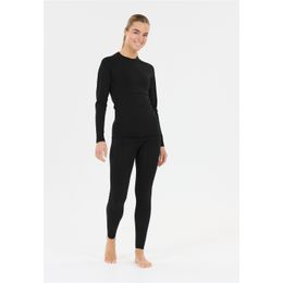 ENDURANCE ATHLECIA ATHLECIA Damen Funktionsshirt "Leray", schwarz, Gr. L, unifarben, 92% Polyamid, 8% Elasthan, Shirts, mit atmungsaktiver Eigenschaft