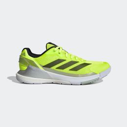 Herren Tennisschuh "CRAZYQUICK PADEL", adidas Performance, Gr. 41, gr&uuml;n, Synthetik, Textil, Schuhe, besonders geeignet f&uuml;r Padel