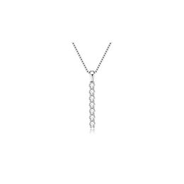 Rougemont Jewellery Necklace 'Funkelnde Moissanit' female Silver size Onesize