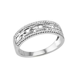 Firetti Damen Fingerring "Schmuck Geschenk Silber 925 Silberring Fancy Stab", 56, Silber 925 (Sterlingsilber), 2,5mm, silber, Silber 925