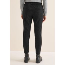 Cecil Damen Jogger Pantsschwarz, Gr. XXL, unifarben, Stoff, 79% Polyester, 18% Viskose, 3% Elasthan, Hosen, Middle Waist