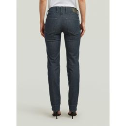 G-Star Raw G-STAR Damen Regular-fit-Jeans "Dartt Zip Slim Jeans", blau, Gr. 31, Obermaterial: 92% Baumwolle, 7% Elastomultiester, 1% Elasthan, Jeans