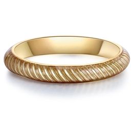 Glanzst&uuml;cke M&uuml;nchen Damen Fingerring "GSM1038", 48, Silber 925 (Sterlingsilber), 3,2mm, gold, GLANZST&Uuml;CKE M&Uuml;NCHEN, Silber 925 (Sterlingsilber), Fingerringe, aus Sterling