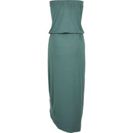 Urban Classics Damen Shirtkleid "Urban Classics Damen Ladies Viscose Bandeau Dress"paleleaf, Gr. XXXL, unifarben, 95% Viskose, 5% Elasthan, Kleider