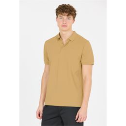 CRUZ Herren Langarm-Poloshirt "Harrold M", gr&uuml;n, Gr. L, unifarben, 96% Baumwolle, 4% Elasthan, Shirts, im klassischen und vielseitigen Look