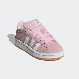 M&auml;dchen Sneaker "CAMPUS 00S", adidas originals, Gr. 32, wei&szlig;, Leder, Synthetik, Schuhe, f&uuml;r Kinder
