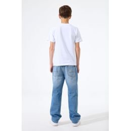 Garcia Jungen Straight-Jeans "Ilyano"medium used 6612, Gr. 152, Denim/Jeans, Obermaterial: 100% Baumwolle, Jeans, Etwas niedrigere Leibh&ouml;he