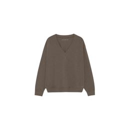 Strickpullover MOSHI MOSHI MIND "moshi moshi mind Sweater inhale", Damen, Gr. L, stone braun, Obermaterial: 100% Baumwolle, Pullover Strickpullover