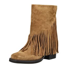 Steve Madden Damen Bikerboots "Steve Madden Stiefelette Veloursleder", Gr. 41chestnut, Veloursleder, Schuhe