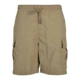 Urban Classics Damen Cargohose "Urban Classics Herren Nylon Cargo Shorts"khaki, Gr. M, unifarben, 100% Polyester, Hosen
