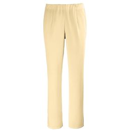 Classic Basics Damen Stretch-Hose, beige, Gr. 215, unifarben, 64% Polyester, 34% Viskose, 2% Elasthan, Hosen