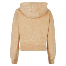 Urban Classics Damen Funktions-Kapuzensweatjacke "Urban Classics Damen", beige, Gr. XS, unifarben, 70% Baumwolle, 30% Polyester, Sweatjacken