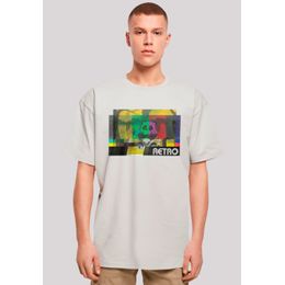 F4NT4STIC Herren T-Shirt "Heroes of Childhood Tao Tao Cassette", grau, Gr. S, Obermaterial: 100% Baumwolle, Shirts, Retro, Heroes of Childhood, TV