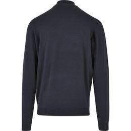 Urban Classics Herren Rundhalspullover "Urban Classics Herren Knitted Turtleneck Sweater", blau, Gr. S, unifarben, 70% Viskose, 30% Polyamid, Pullover