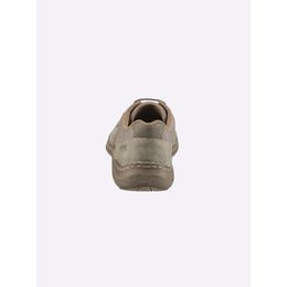 Rieker Herren Schn&uuml;rschuh, Gr. 43, beige, Lederimitat, Textil, Schuhe