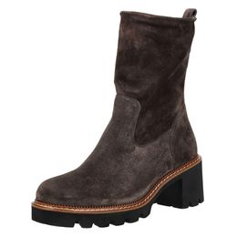 Paul Green Damen Stiefelette "Paul Green Stiefelette Veloursleder", Gr. 42, braun, Veloursleder, Schuhe
