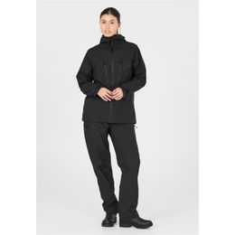 WEATHER REPORT Damen Outdoorjacke "Harbor", schwarz, Gr. 44, unifarben, 100% Polyester, Jacken, mit 20.000 mm Wassers&auml;ule und Top-Atmungsaktivit&auml;t